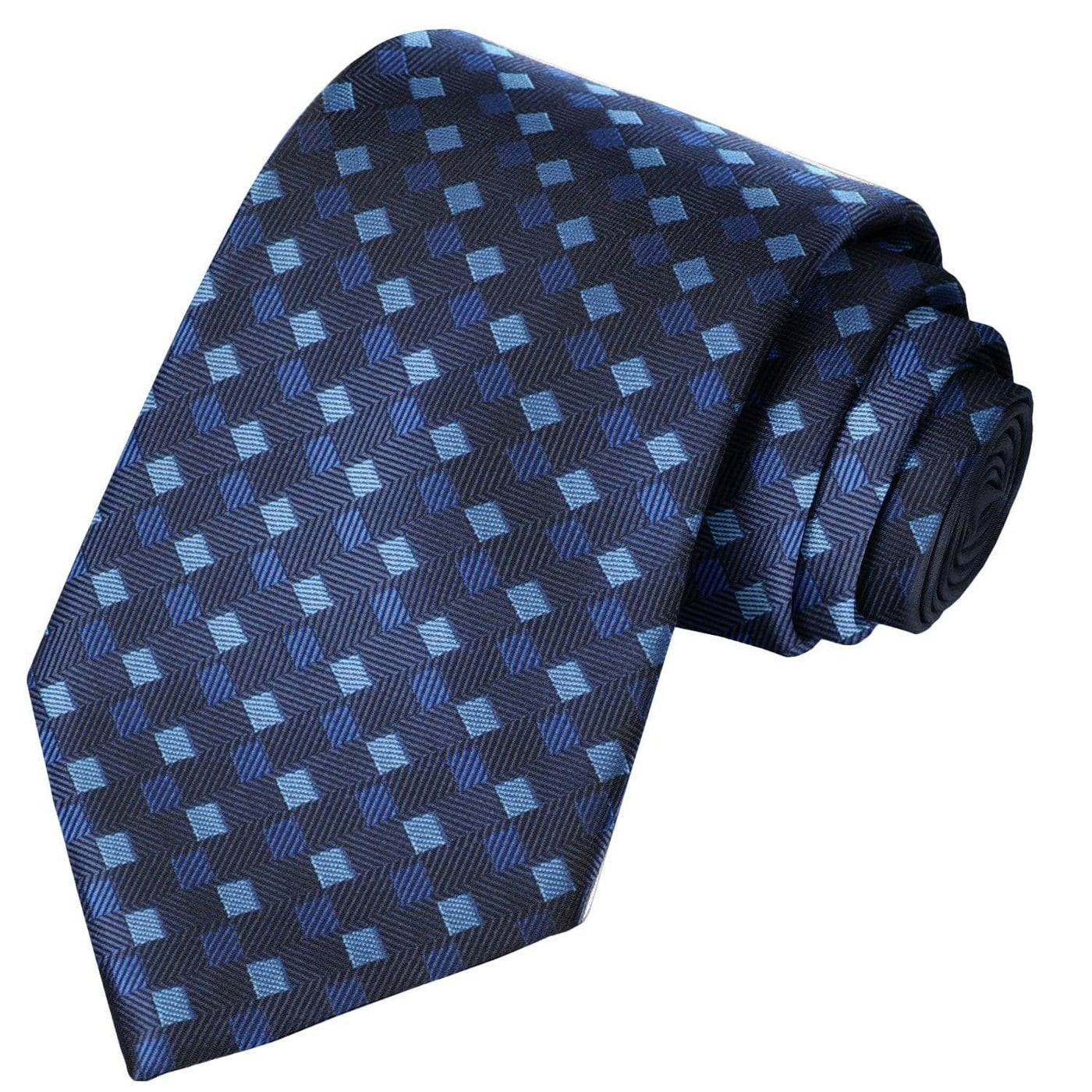 Denim-Yale-Carolina Plaid Tie | Necktie – KissTies