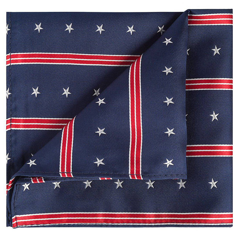 American Flag Pocket Sqaure | KissTies