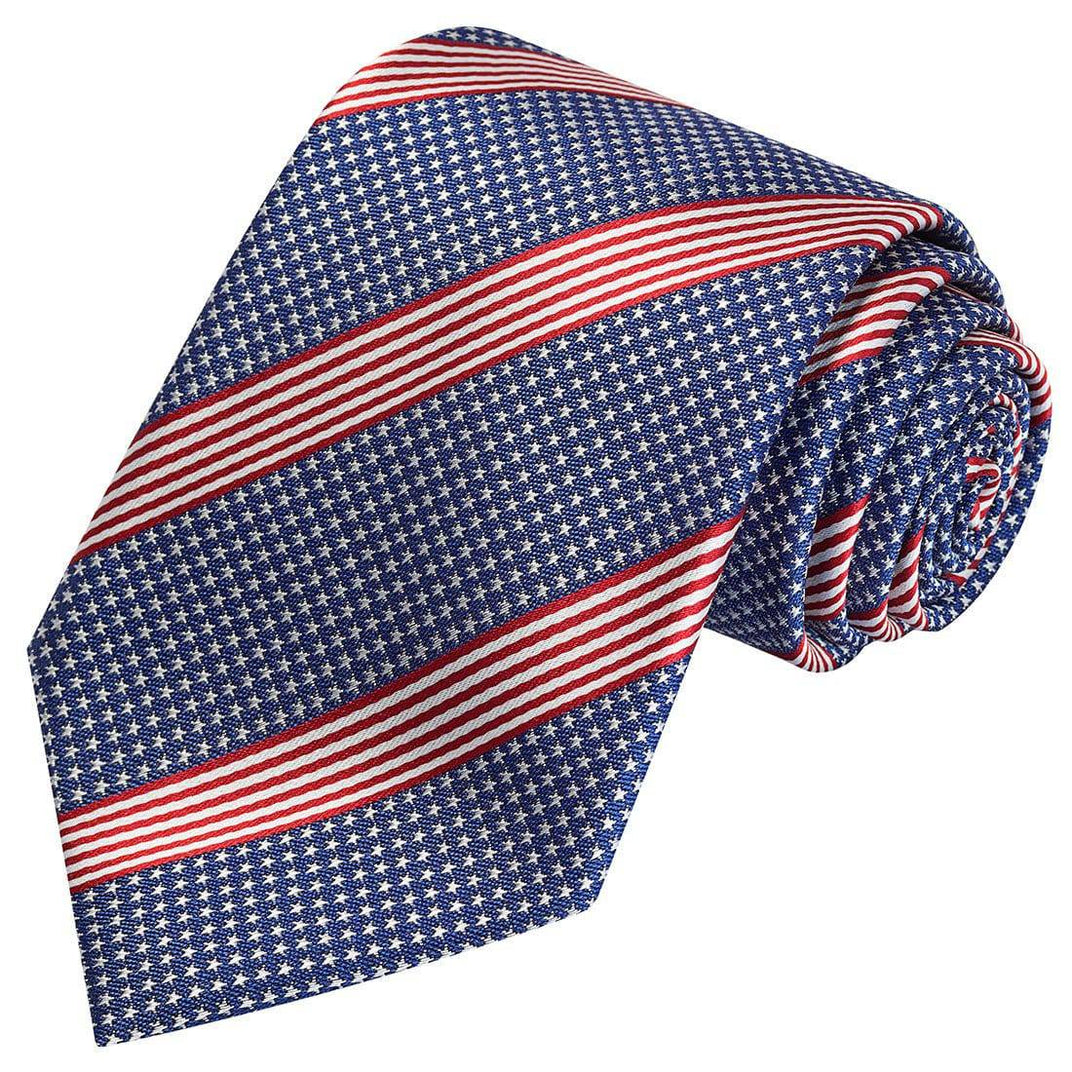 American Flag Ties for Men | Best Patriotic Neckties for Men – KissTies